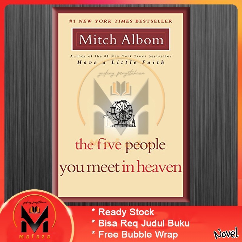 Jual Buku The Five People You Meet in Heaven (English/Indonesia ...