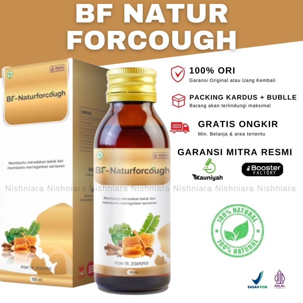 Jual BF NaturForCough Obat Batuk Sariawan Herbal Anak Booster Factory ...