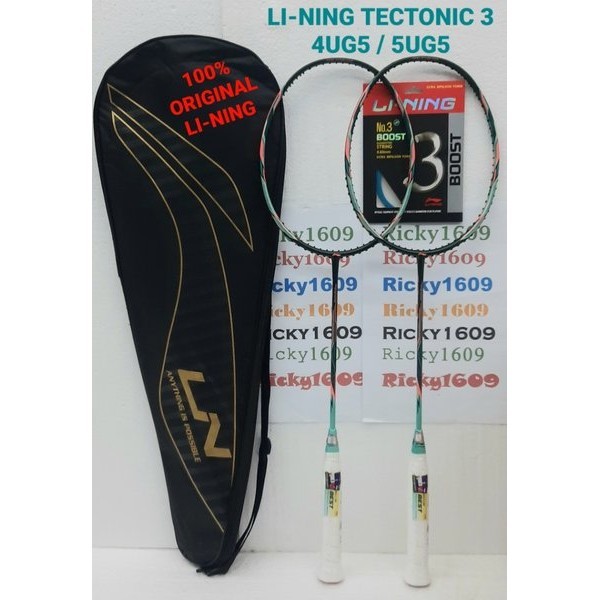 Jual RAKET BADMINTON LINING TECTONIC 3 - WING STABILIZER - SONIC BOOM ...