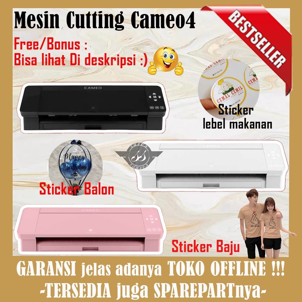 Jual Mesin Cutting Sticker Silhouette cameo 4 // Mesin Cutting Cameo 4 ...