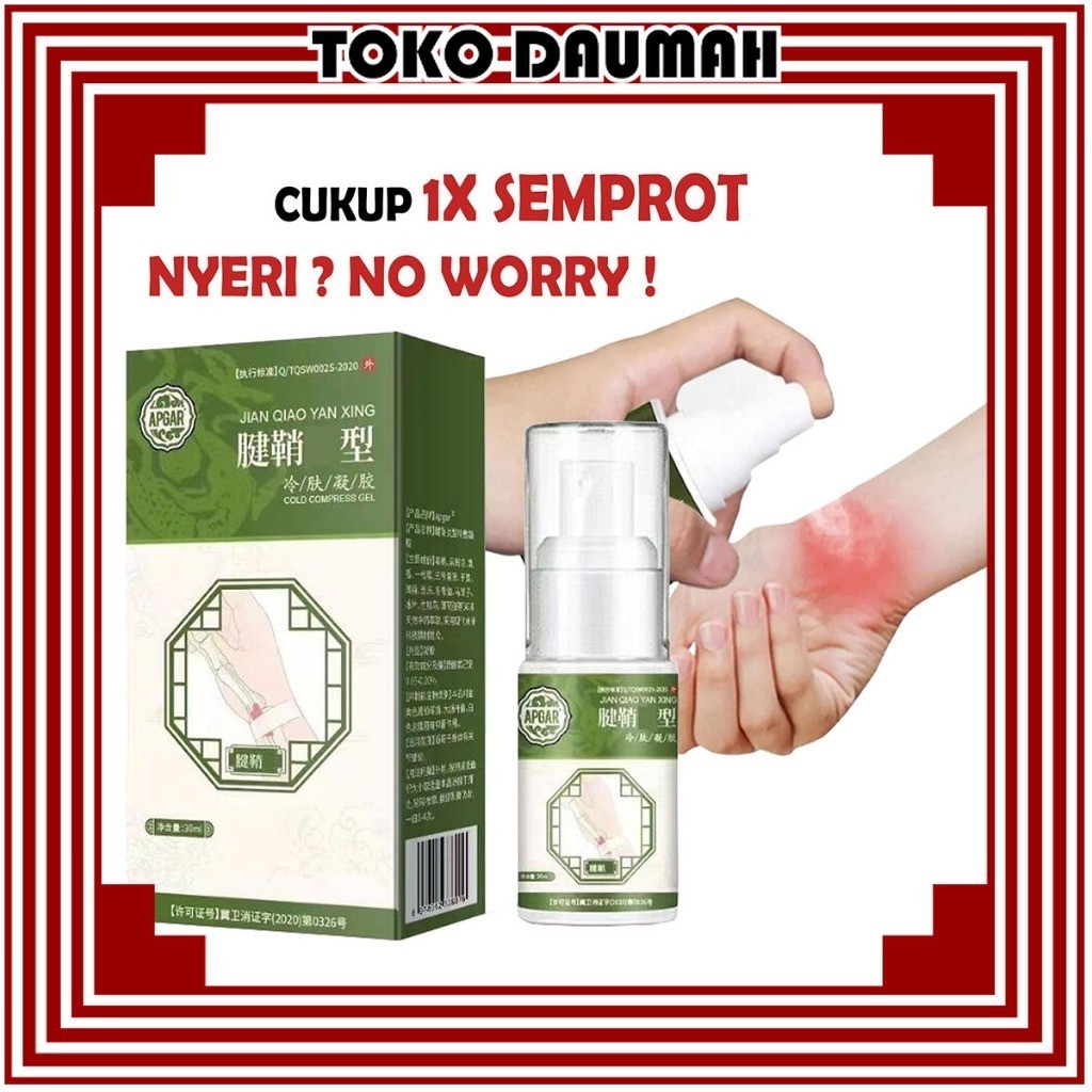 Jual TD Semprotan Pereda Sakit Nyeri Tangan Spray Lutut Obat Rematik ...