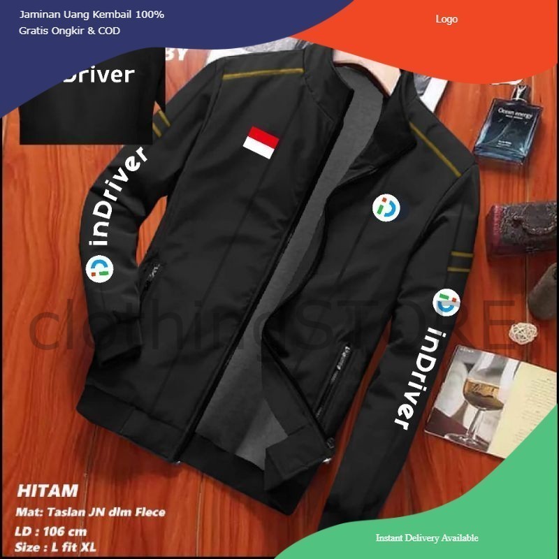 Jual JAKET INDRIVER / JAKET PRIA RESLETING TEBAL DRIVER INDRIVER ...