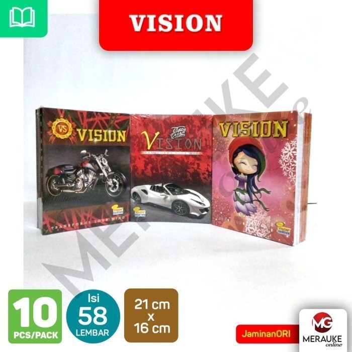 Jual Buku Tulis Vision 58 Lembar | Shopee Indonesia