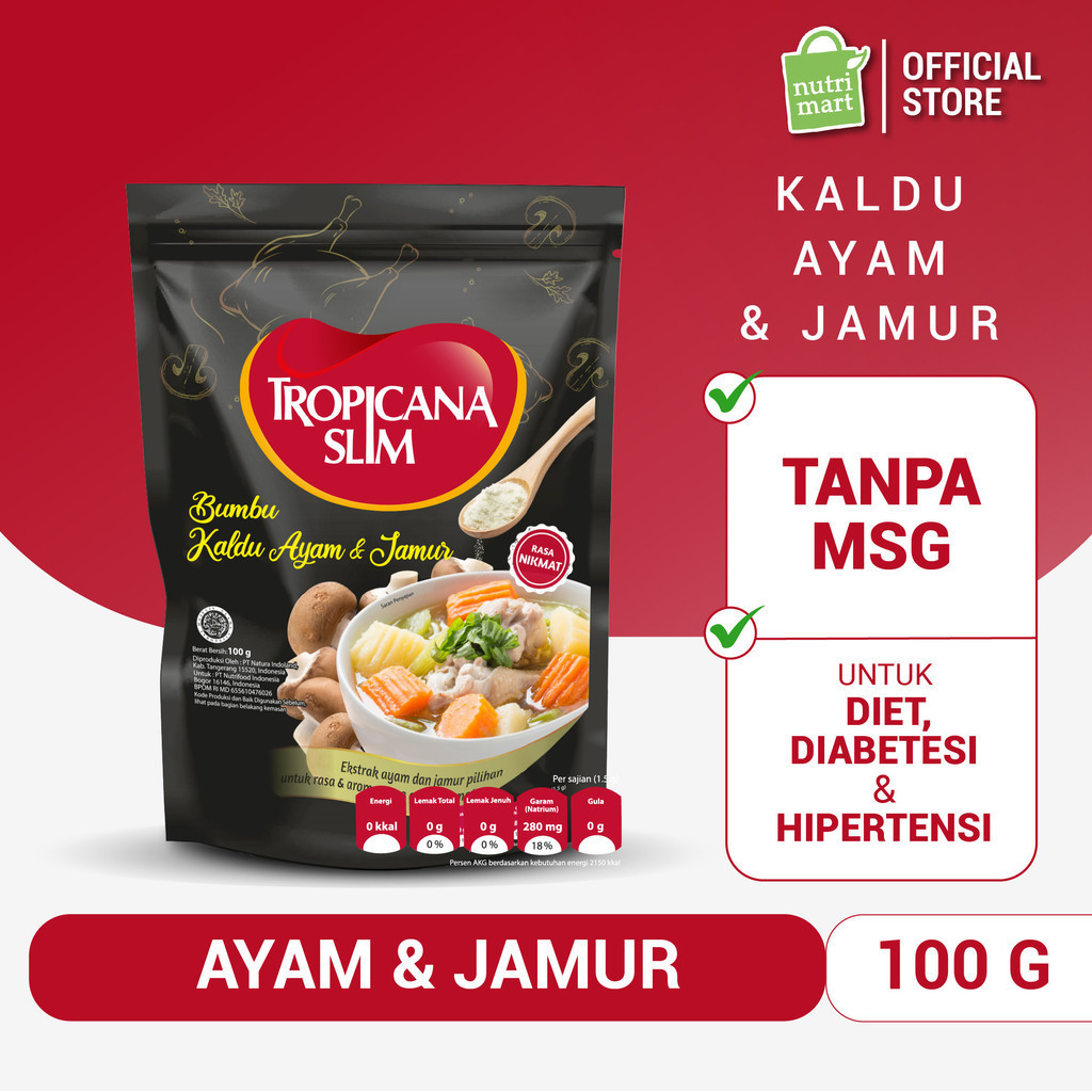 Jual FREE Gift - Tropicana Slim Bumbu Kaldu Ayam dan Jamur 100 gram ...