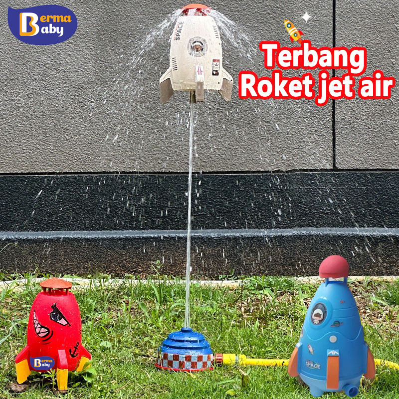 Jual Berma Baby Mainan Roket Air Water Rocket Jet Sprinkler Rocket ...
