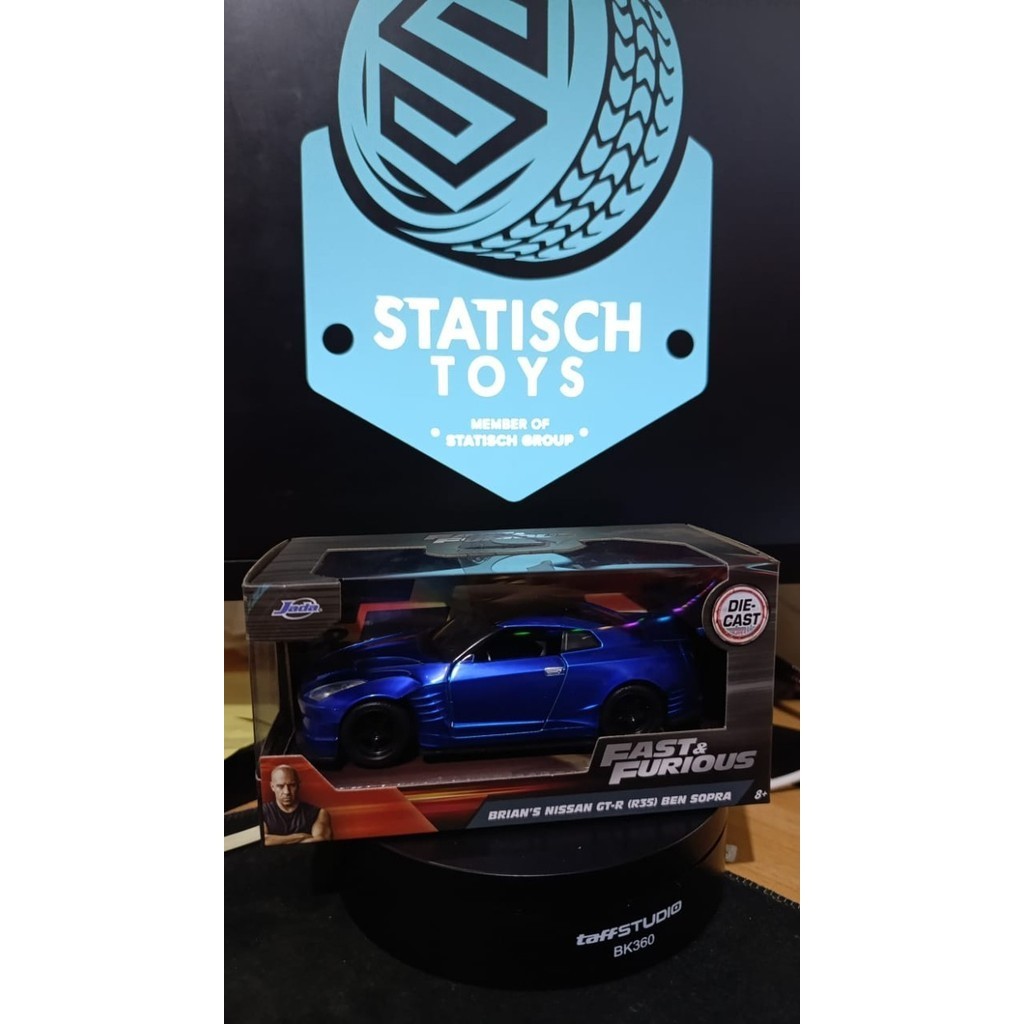 Jual Jada Fast And Furious Brian Nissan GT-R R35 Ben Sopra Skala 32 ...