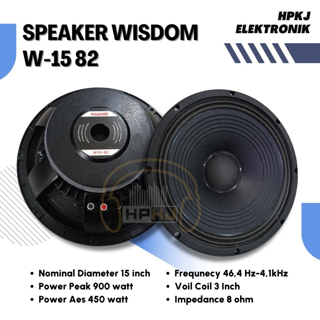 Jual SPEAKER KOMPONEN WISDOM 15 INCH W15-82 Speaker wisdom W15 -82 ...
