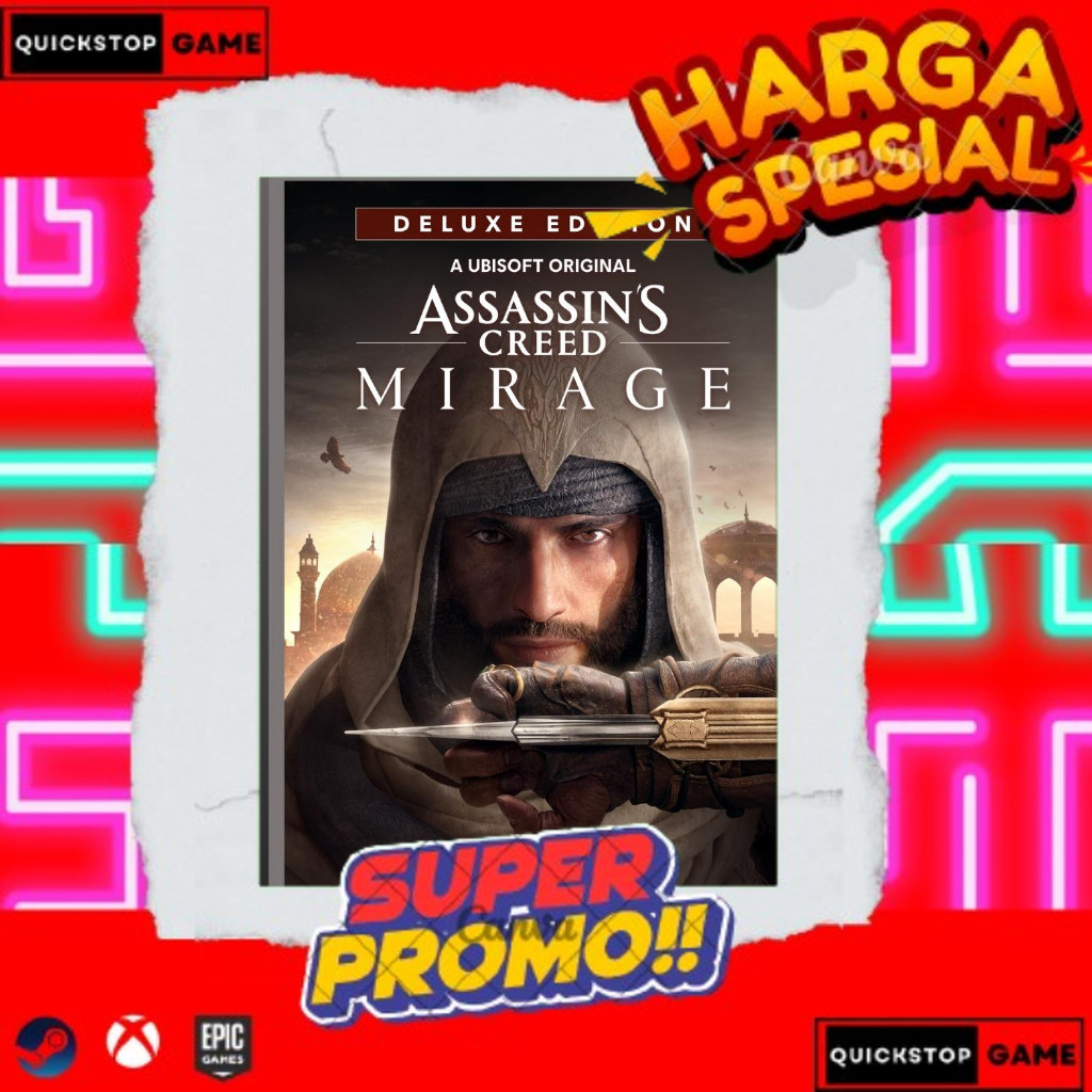 Jual Assassins Creed Mirage Deluxe Edition PC Original -SHARING- | Shopee Indonesia