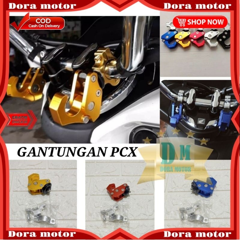 Jual Gantungan Barang Motor JEPIT STANG PCX ADV Vixion CB Ninja DLL ...