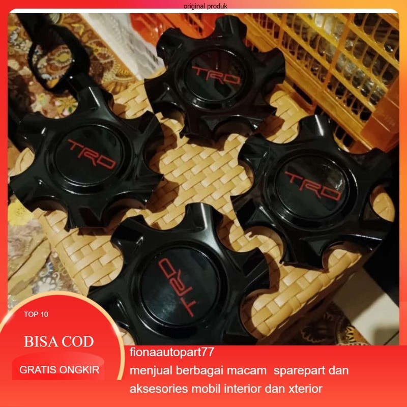 Jual tutup dop velg dop roda Fortuner TRD original model ulir 1pcs ...