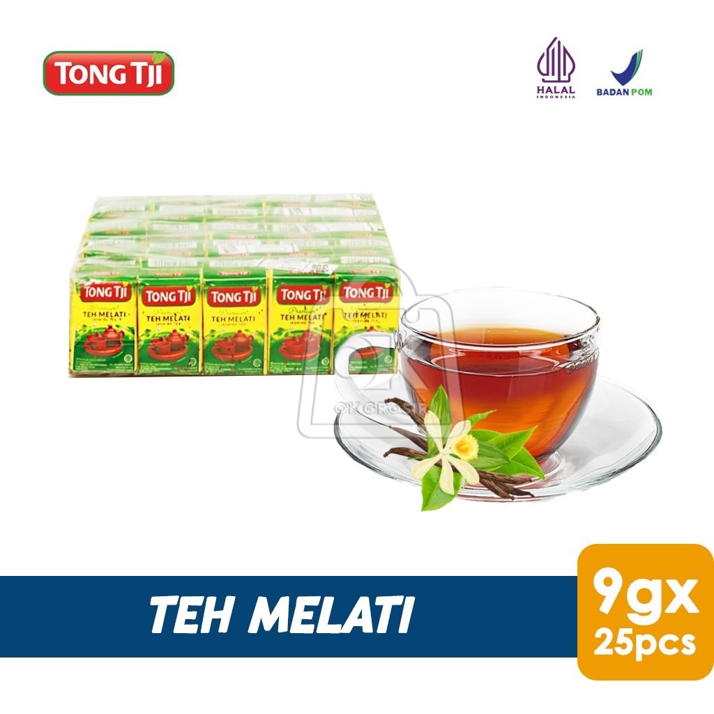 Jual Teh Tong Tji Premium Teh Melati Jasmine Tea (1 Slop BESAR isi 25 ...