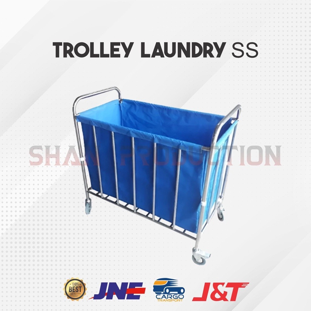 Jual Troli Laundry - Laundry Trolley - Linen Bahan Stainless - ALKES ...