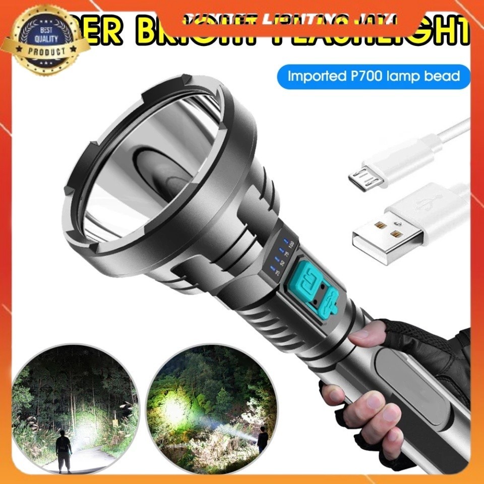 Jual COD & READY STOK SENTER LED 60W / SENTER LED CHARGEABLE / SENTER ...