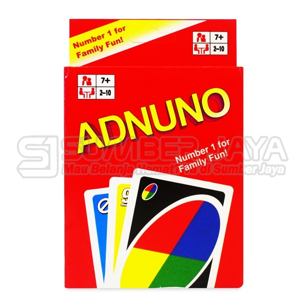 Jual Board Game Kartu Permainan Card Game Uno Adnuno | Shopee Indonesia