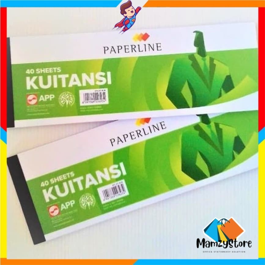 Jual buku Kwitansi / Kuitansi Paperline kecil PPL KT 40 M 1Pcs saja | Shopee Indonesia