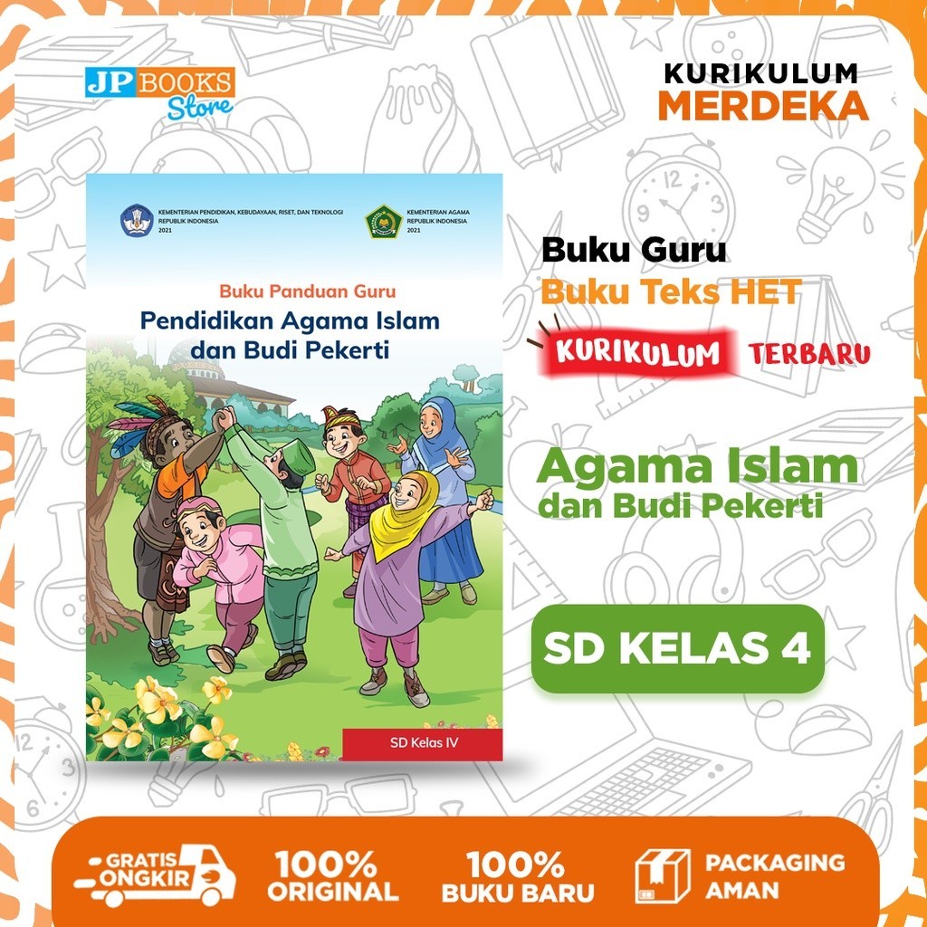 Jual JP Books – Buku Guru Teks Het Kurmer Sekolah Agama Islam Sd Kelas 4 - Kurikulum Merdeka ...