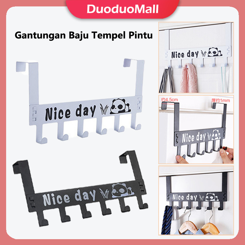 Jual Belakang Pintu Gantungan Baju Hook / Gantungan Baju Tempel Pintu ...