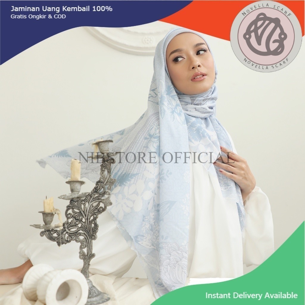 Jual NIB OFFICIAL NVL GHANIA - BLUE | RAYA GLOW COLLECTION by The ...