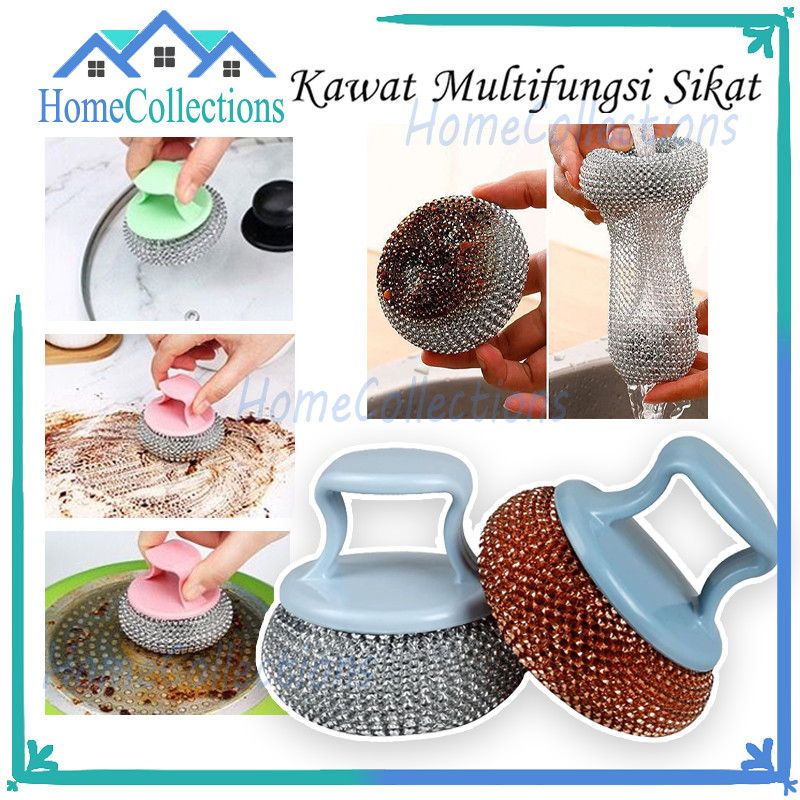 Jual Spon Kawat Cuci Piring Stainless Steel/Sikat Kawat Cuci Piring ...