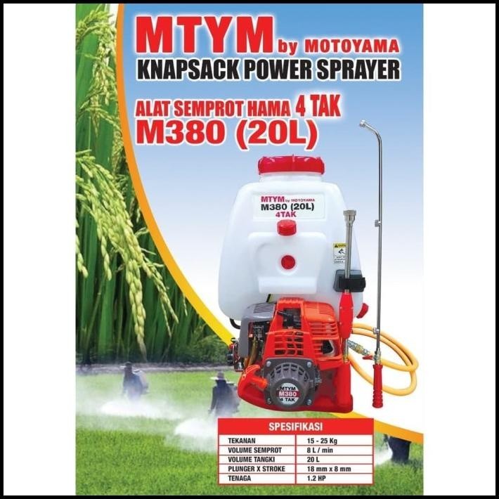 Jual Motoyama Mesin Knapsack Power Sprayer Alat Semprot Hama 4 Tak 20 Liter | Shopee Indonesia
