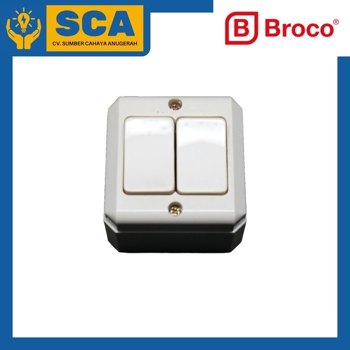 Jual Broco Saklar Seri Outbow Persegi Cream 1622011 | Shopee Indonesia
