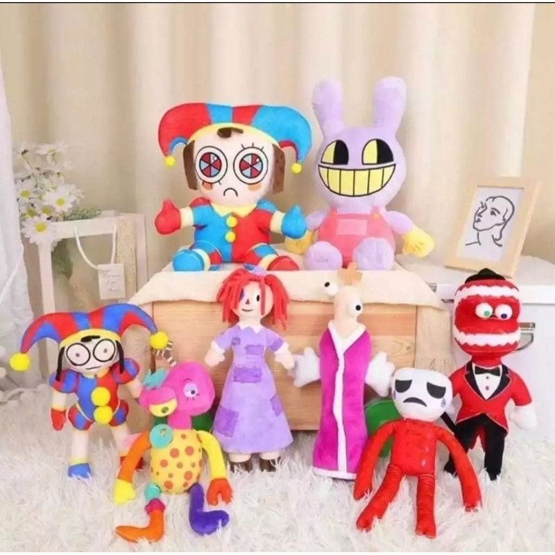 Jual Boneka Pomni Digital Circus Bantal Kepala Karakter Pomni Digital ...