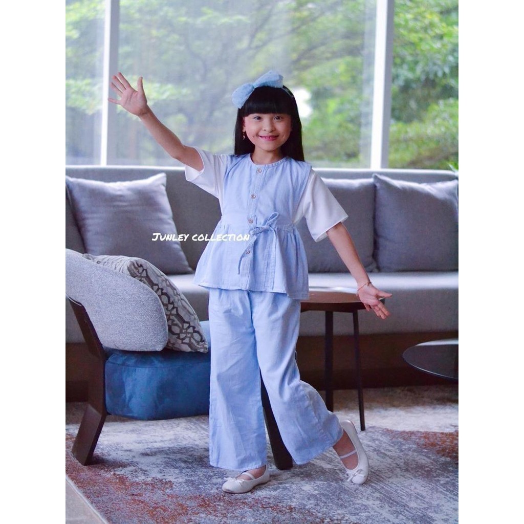 Jual Odelia set jeans 3in1 anak 2-12 tahun | Shopee Indonesia