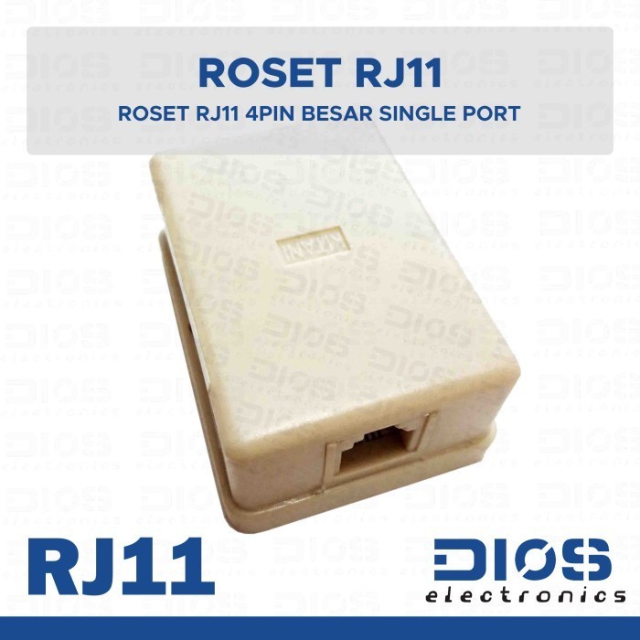 Jual KITANI Roset Telephone RJ11 Single Port | Shopee Indonesia