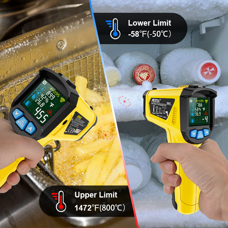 Jual Digital Infrared Thermometer Laser Temperature Meter Pyrometer ...