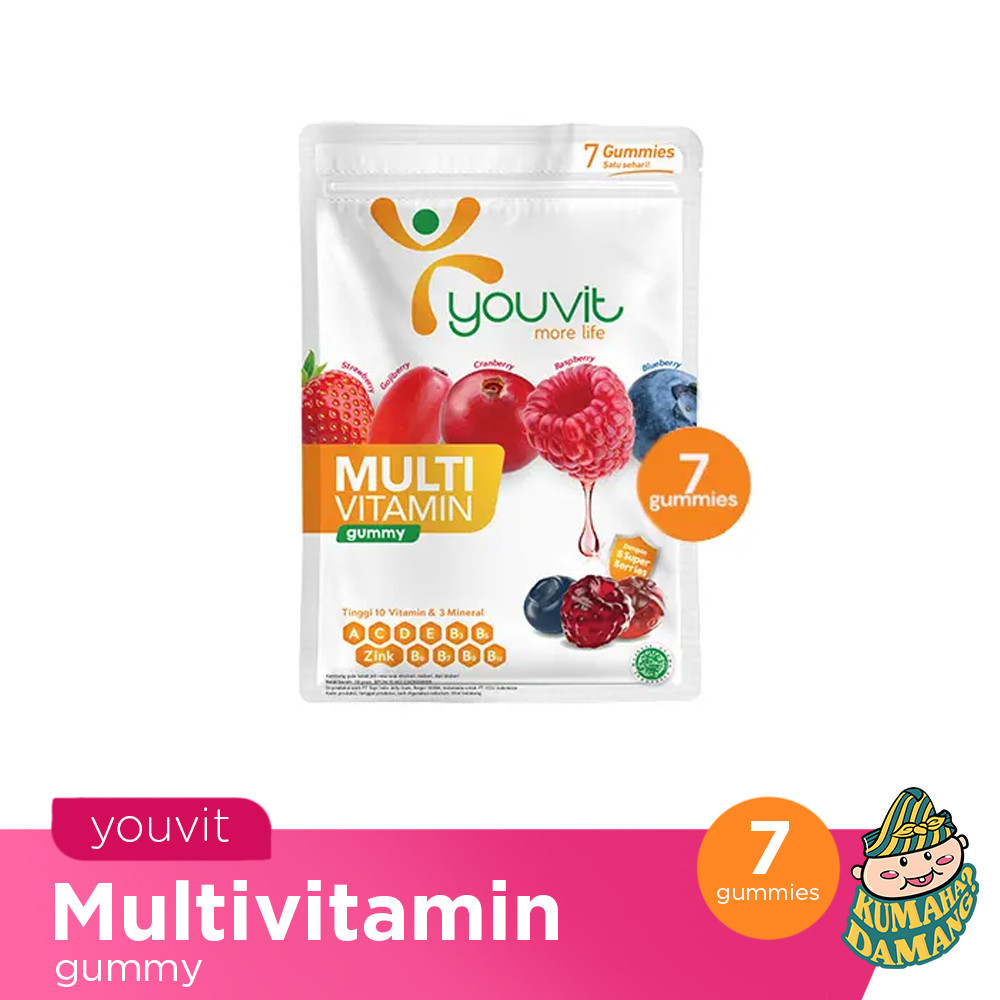 Jual Youvit Multivitamin Gummy Dewasa 7 Days | Shopee Indonesia