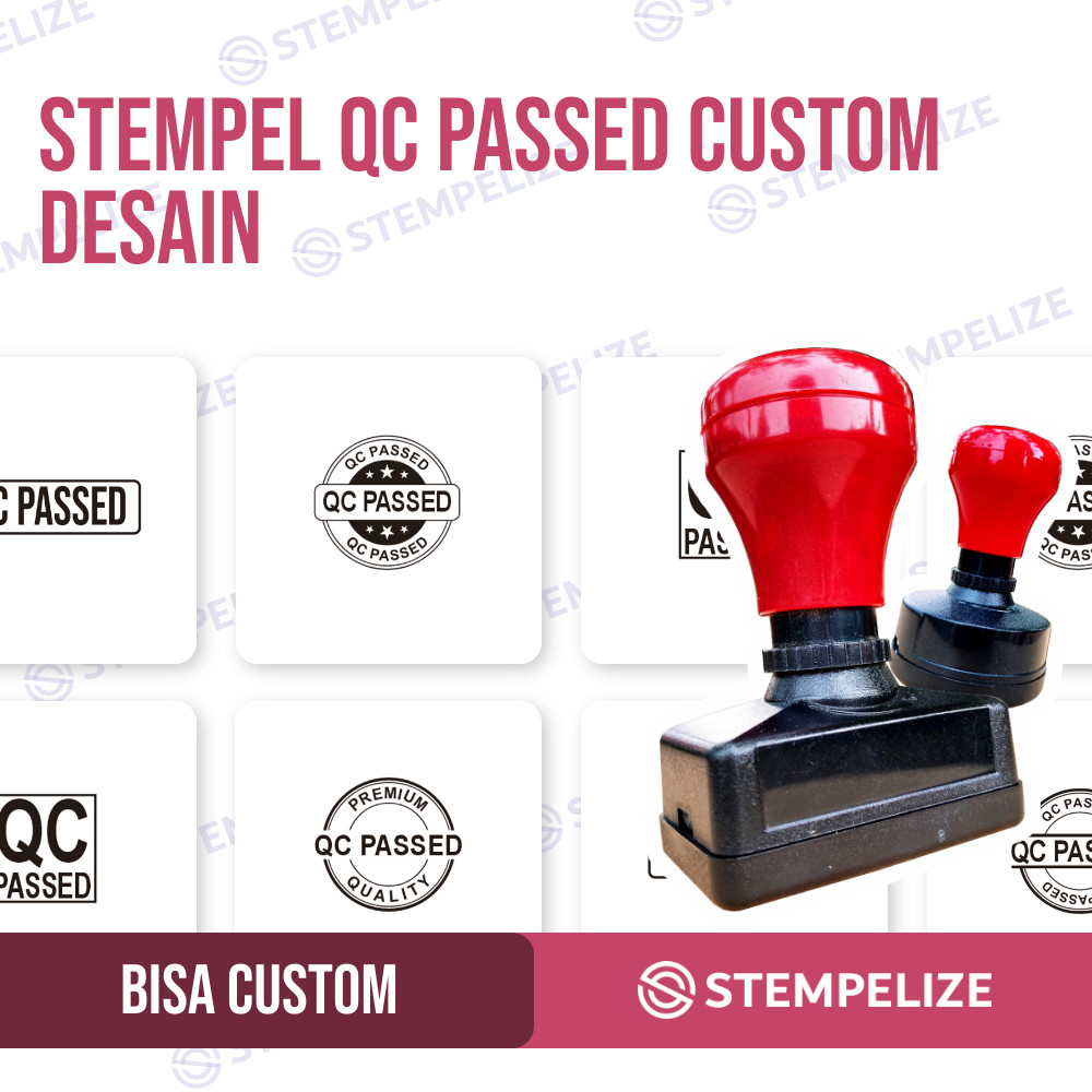 Jual Stempel QC Passed Custom Desain | Shopee Indonesia