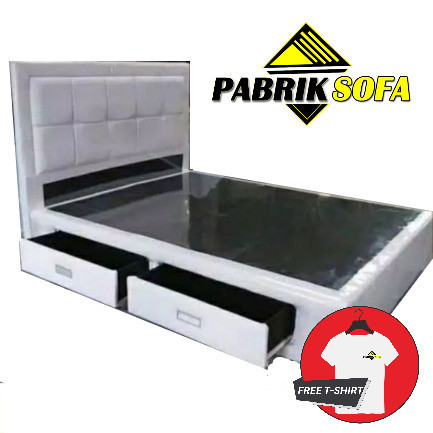Jual Dipan Divan Ranjang Laci + Sandaran Kasur Tempat Tidur SpringBed ...