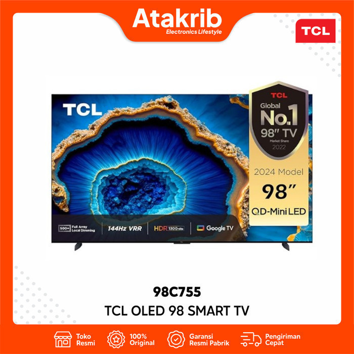 Jual TCL OLED 98 98C755 QD-Mini LED 4K UHD Smart Google TV | Shopee Indonesia