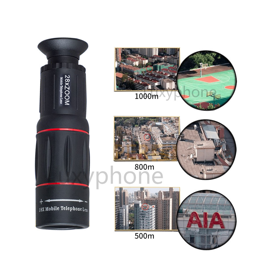 Jual Luxyphone Lensa Apexel 28x Zoom Lensa Kamera HP Telephoto Apexel ...