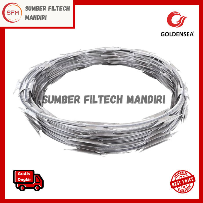 Jual Kawat Duri Silet / Razor Wire CBT 65 - Kawat Duri Pagar Anti ...