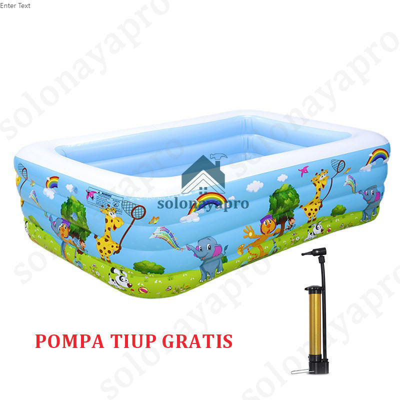 Jual Kolam Renang Anak Jumbo 3ring/Kolam Mandi Bola /Kolam Balon Anak ...