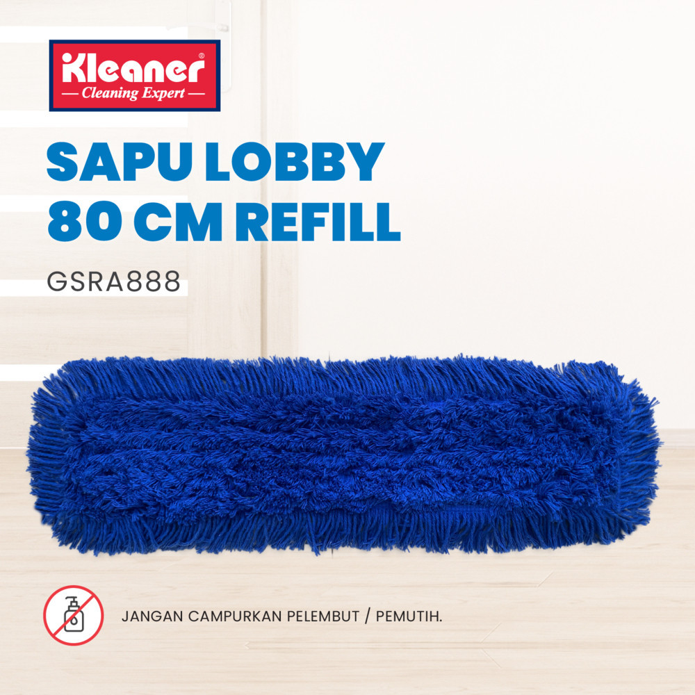 Jual Kleaner Refill Kain Alat Sapu Lobby Duster 80 cm | Shopee Indonesia