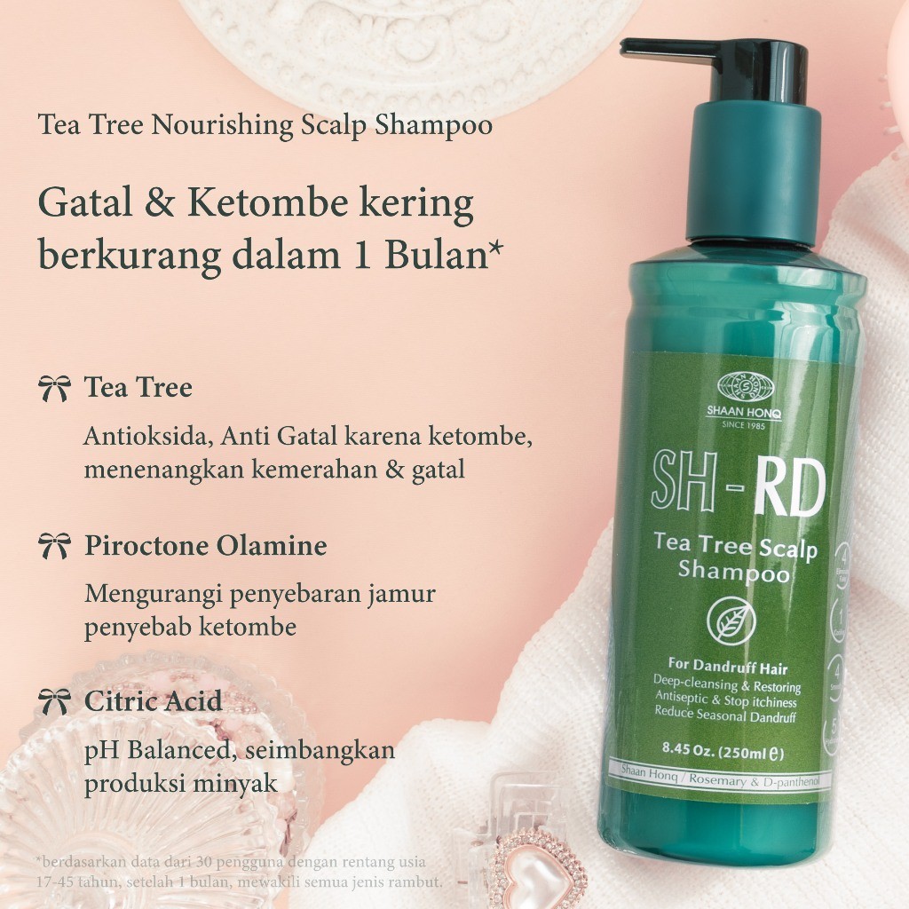 Jual SHRD | Tea Tree | shampoo anti ketombe | Perawatan Rambut | Gatal | Ketombe | Ketombe ...