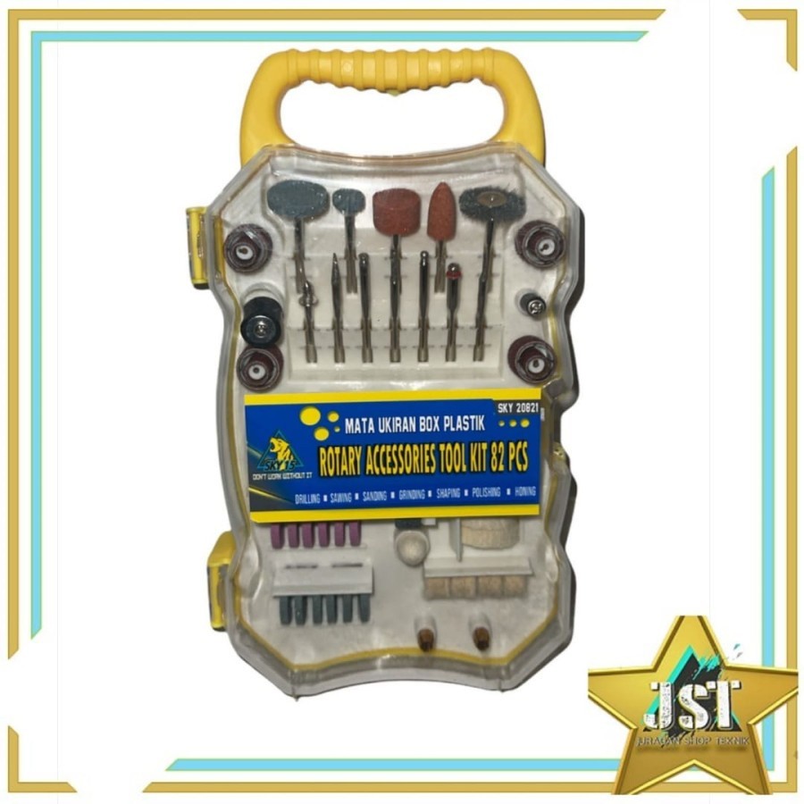 Jual Rotary Accessories Tools Kit 82 Pcs MATA MINI DIE GRINDER 82PCS ...