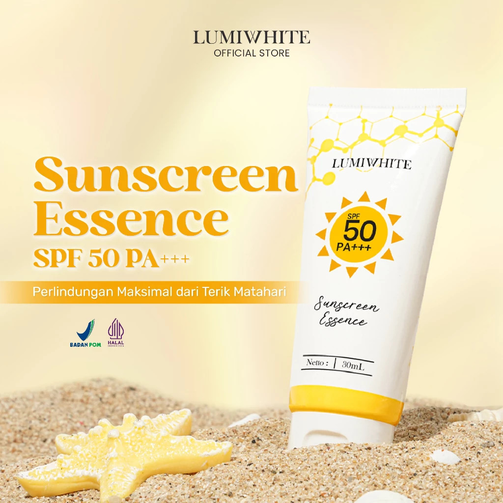 Jual [Promo] LUMIWHITE - Sunscreen Essence SPF 50 PA+++ - 30ml ...