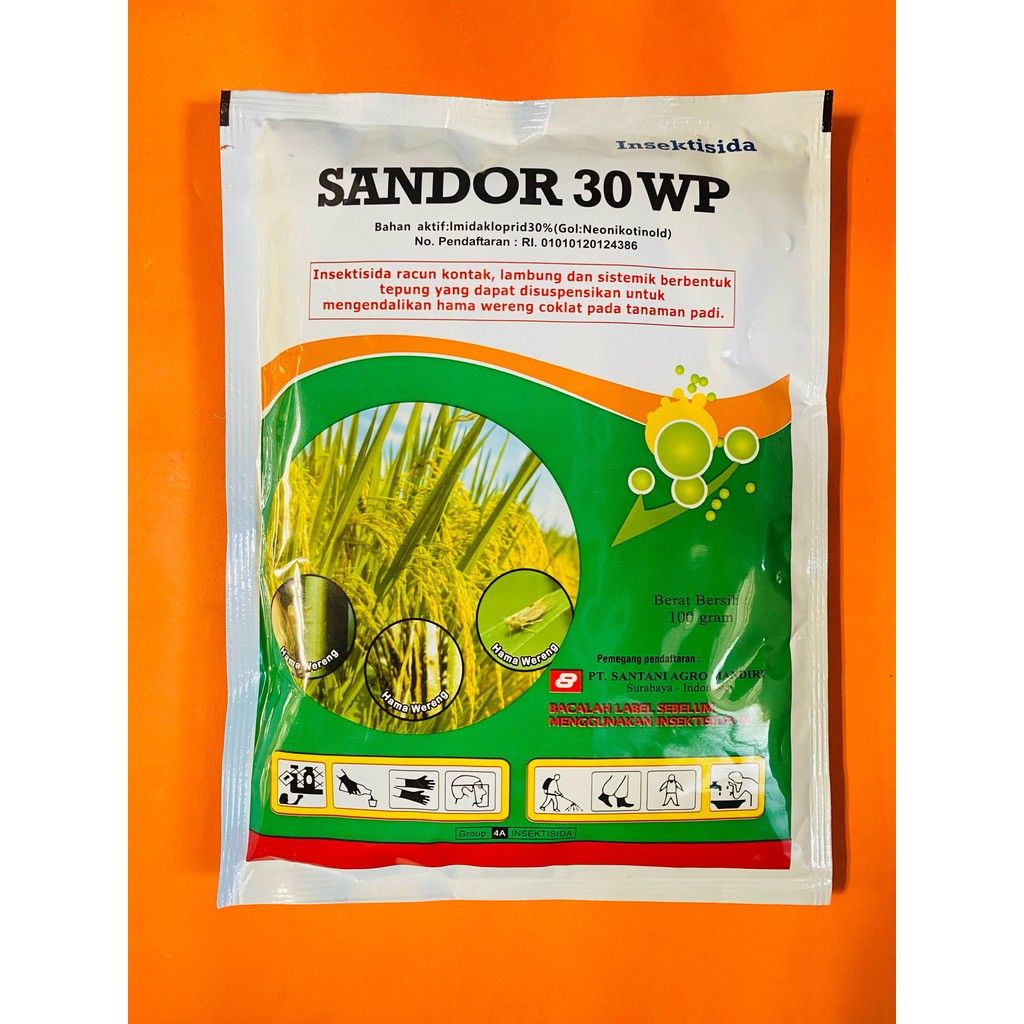 Jual Insektisida kontak sistemik SANDOR 30WP pengendali wereng coklat ...
