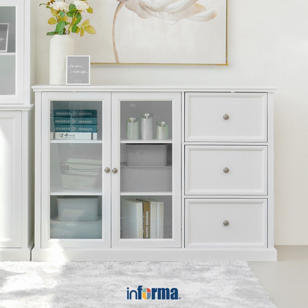 Jual Informa Naco Lemari Kabinet 2 Pintu Dengan Laci 3 Tingkat ...