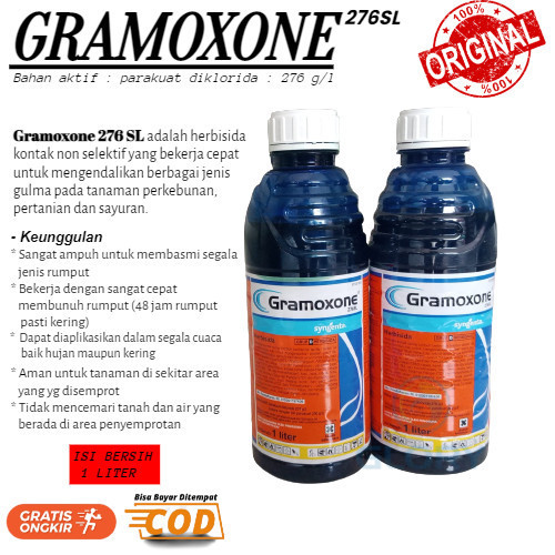 Jual Herbisida Sistemik Gramoxone 276SL 1L Atau Obat Multifungsi ...