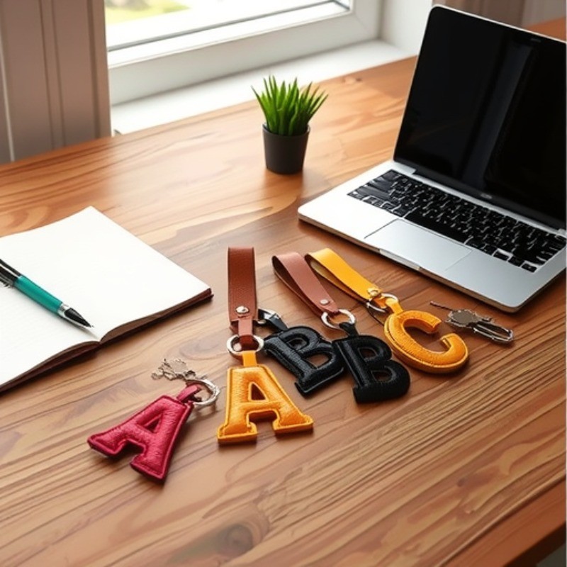 Jual 26 Huruf Initial Huruf Keychain -Gantungan Huruf Bag Charm ...