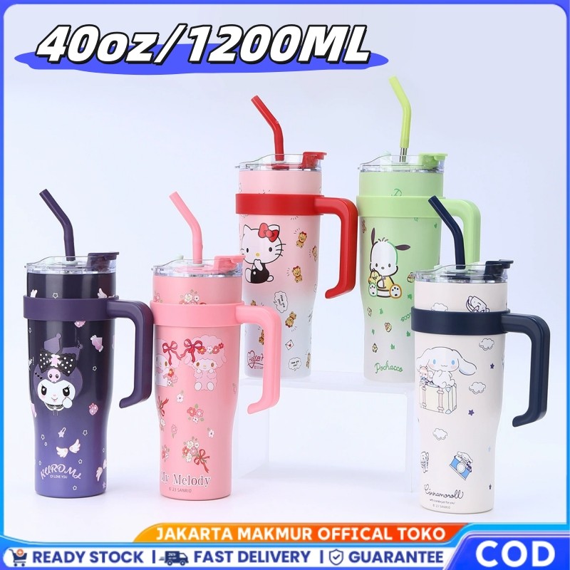 Jual Botol Minum Stainless 1200ml/40oz Karakter Sanrio Termos Tumbler ...