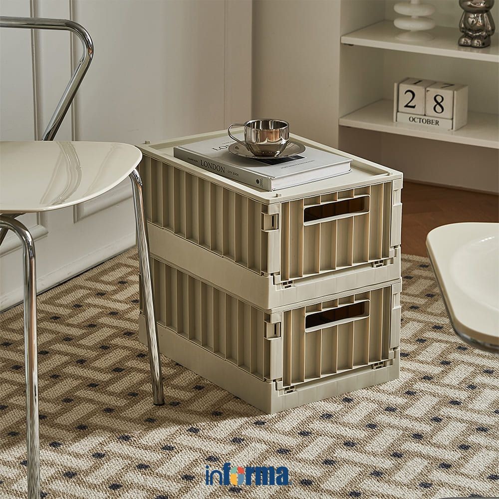 Jual Informa 43X29.5X19.3 cm Wiley Keranjang Penyimpanan Lipat Dengan ...