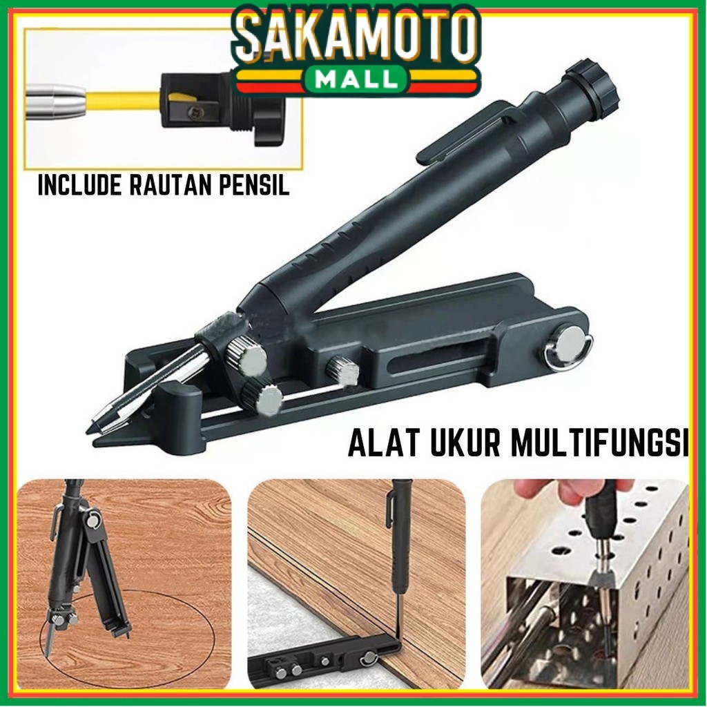 Jual Alat Ukur Penanda Kayu Pengukuran Garis Sudut Multifungsi ...
