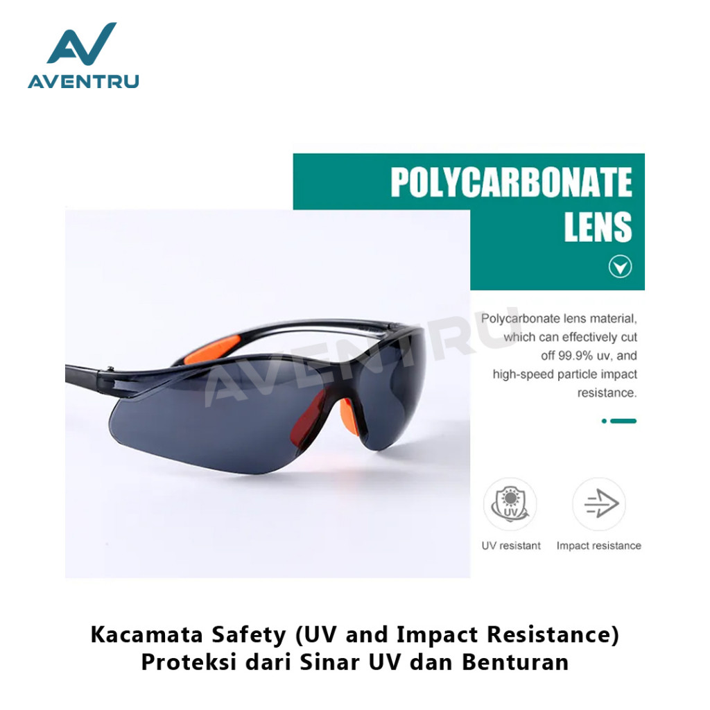 Jual Kacamata Proyek Safety Goggles Glasses Hitam Bening | Shopee Indonesia