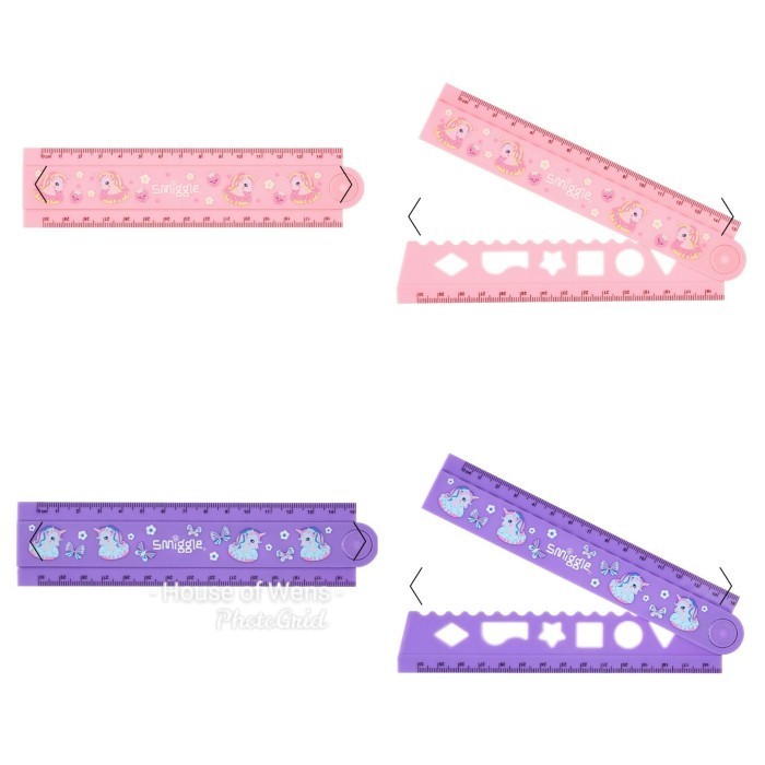 Jual SMIGGLE UNICORN UNIVERSE FOLDUP RULER ORIGINAL - PENGGARIS SMIGGLE ...
