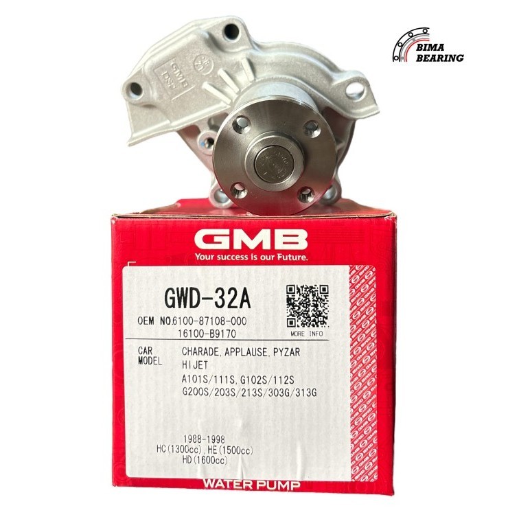 Jual WATER PUMP DAIHATSU ZEBRA S89 ESPASS S91 1.3 CLASSY CHARADE GWD-32 ...